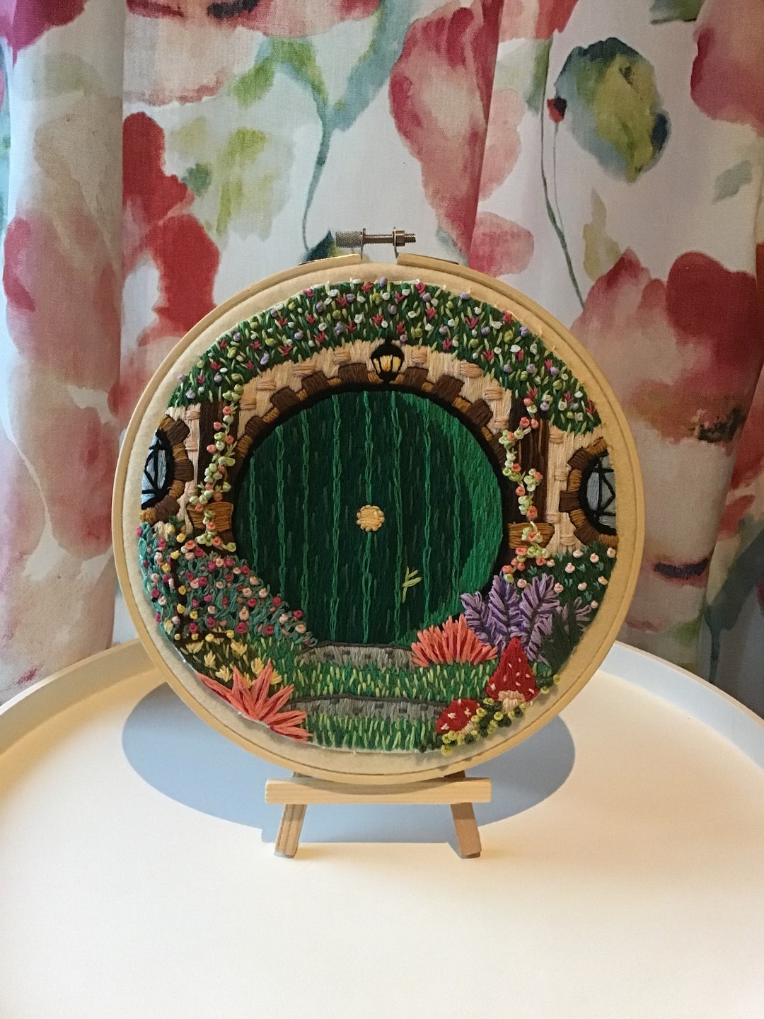 Hobbit Embroidery Hoop| Lord of the Rings | Shire | 8 Inch Hoop | Bag ...