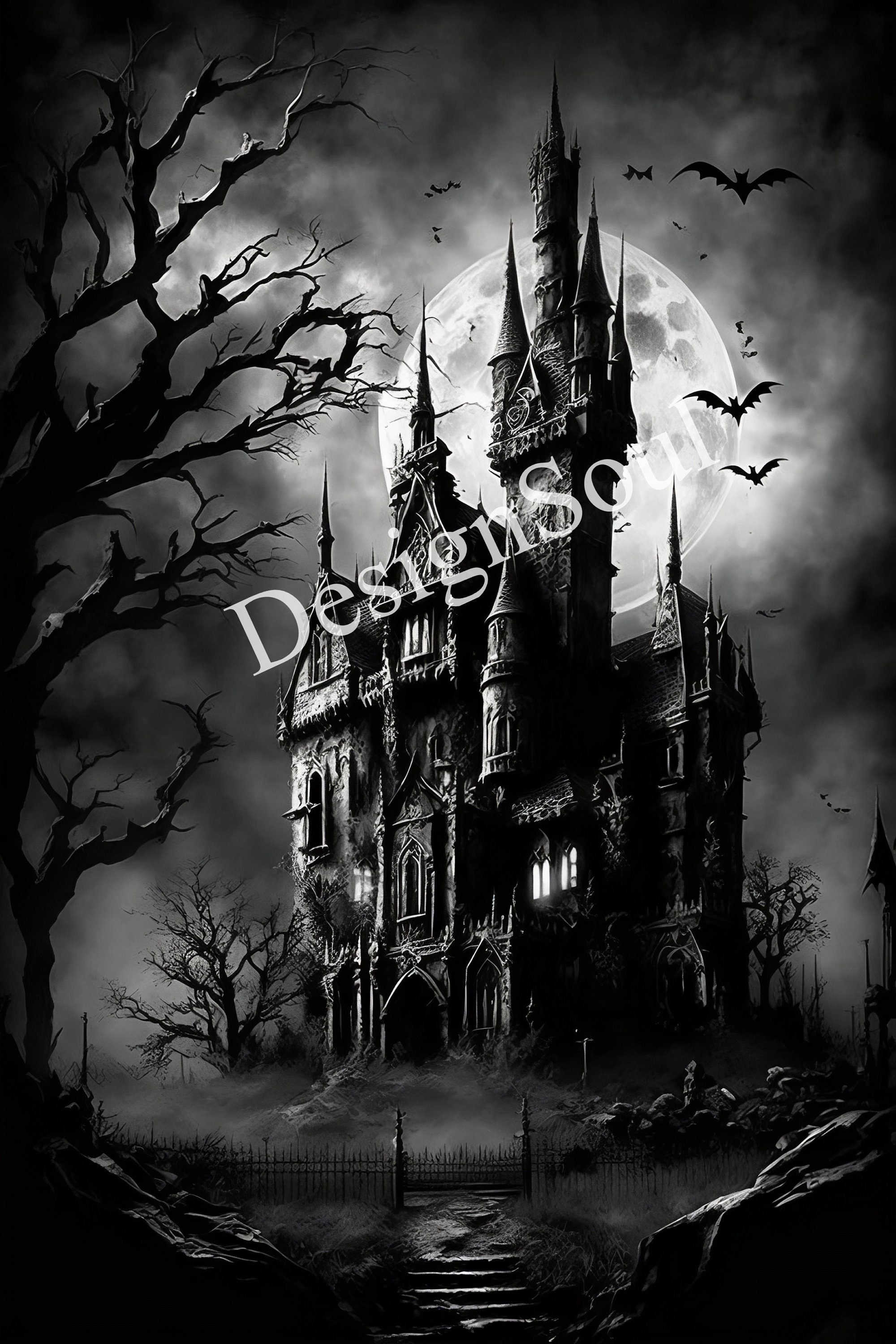 Tall Castles At Night