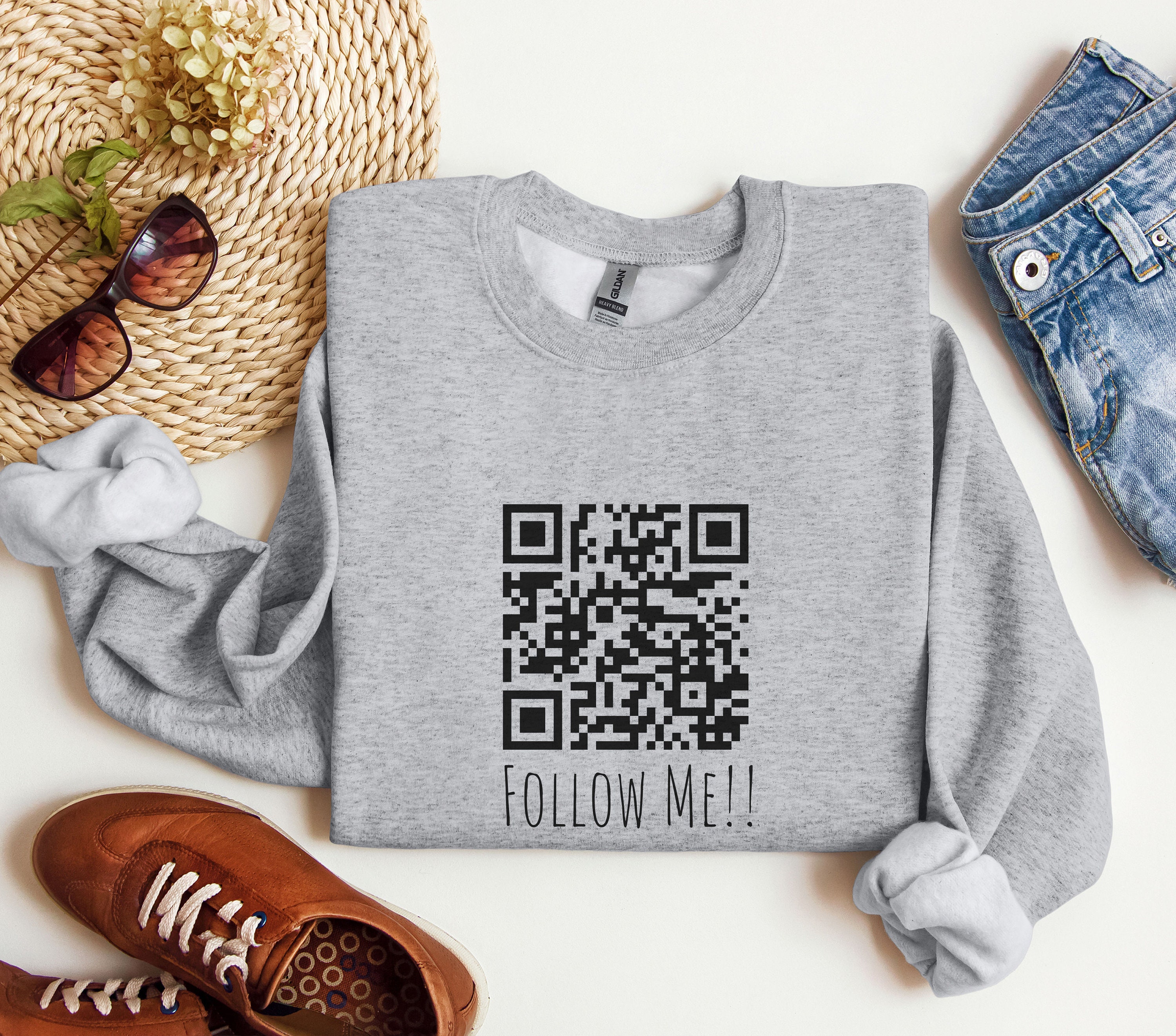 Custom QR Code Sweater for Influencers and Content Creators ... Custom QR Code Sweater for Influencers and Content Creators ...