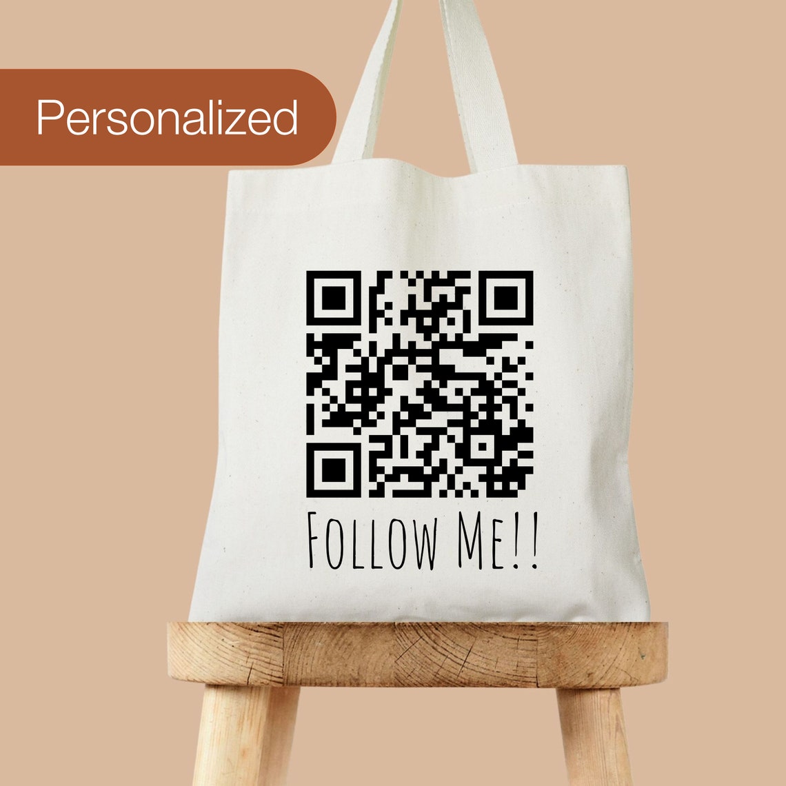 Custom QR Code Bag for Influencers and Content Creators, Personalized ...