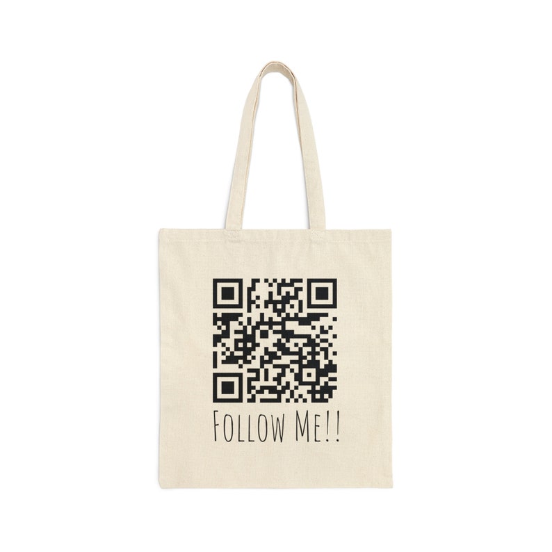 Custom QR Code Bag for Influencers and Content Creators, Personalized ...