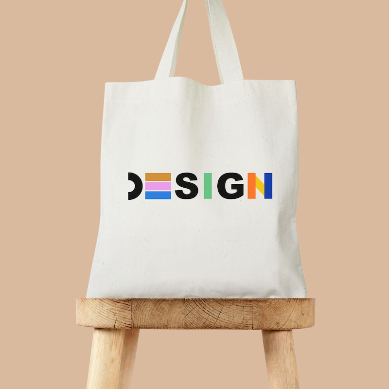Typography Tote Bag - Etsy