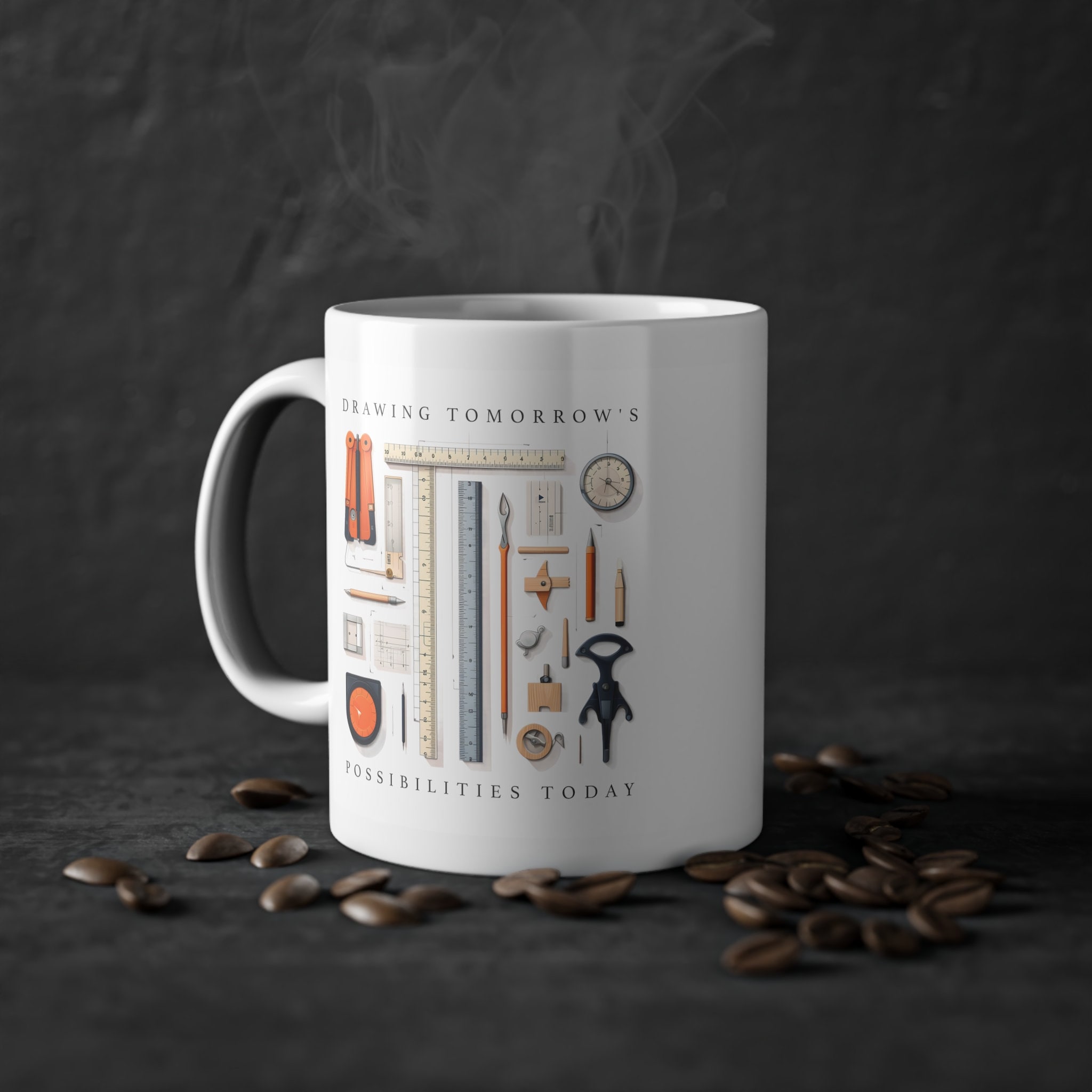 Architect's Tools COFFEE Mug, Funny Architect Mug, Coffee Cup for ...