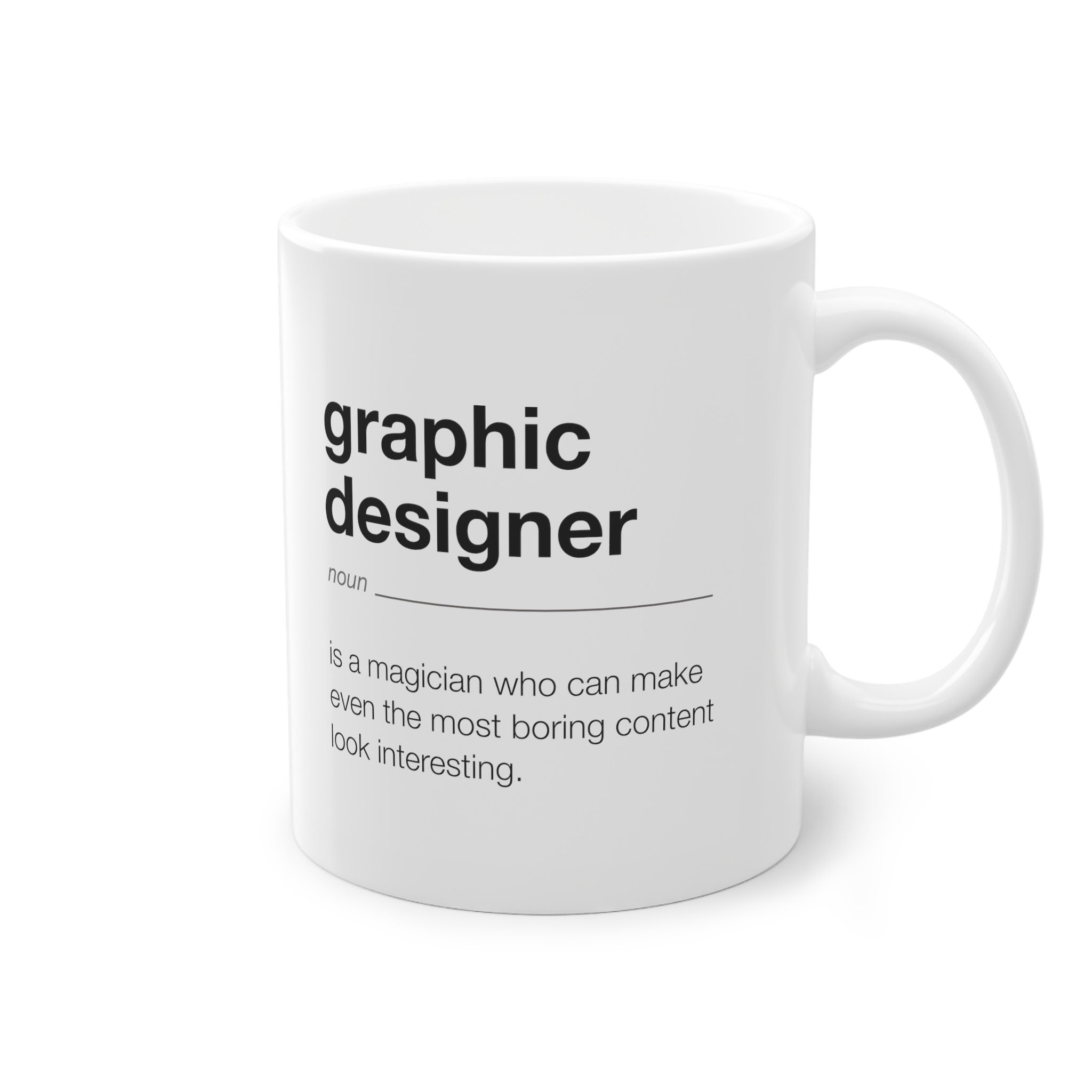 Definition GRAPHIC DESIGNER Mug, Creative Coffee Mug for Graphic ...