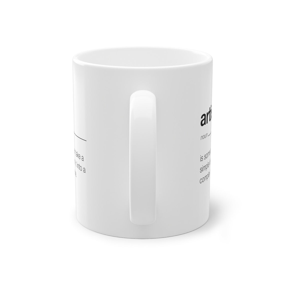 Definition ARTIST Mug, Creative Coffee Mug for Artists and Painters ...