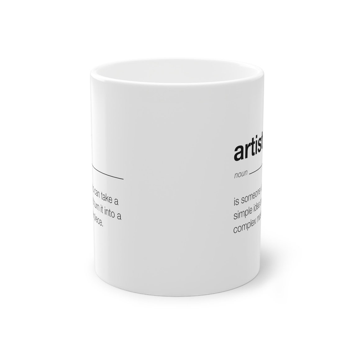 Definition ARTIST Mug, Creative Coffee Mug for Artists and Painters ...