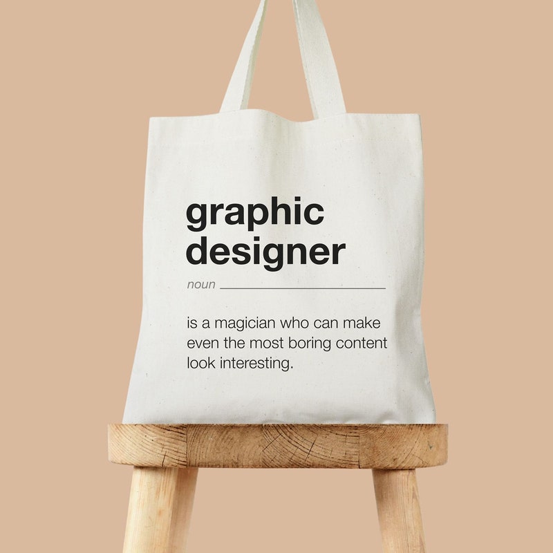 Graphic Design Tote - Etsy