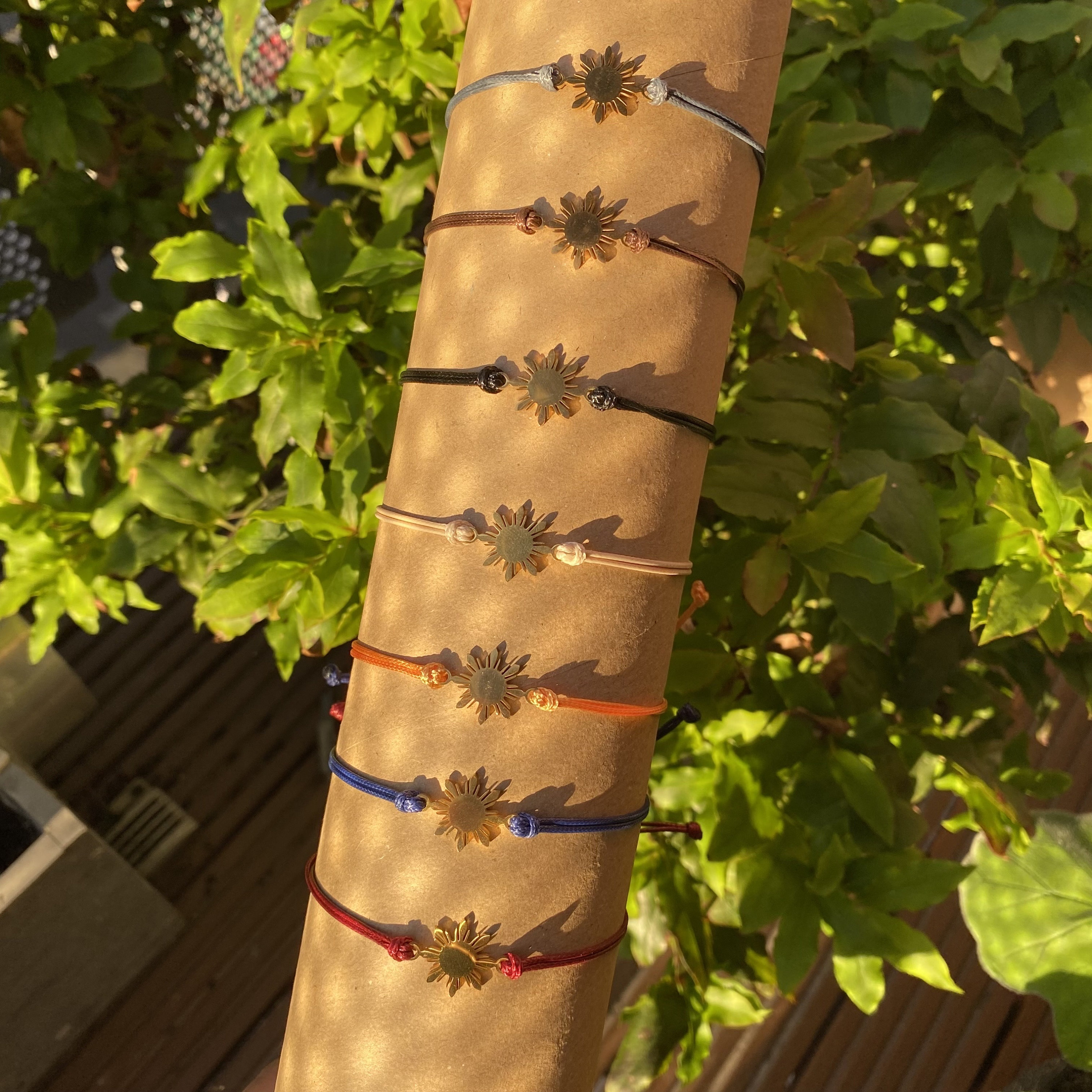 Philippine Sun Unisex Frienship Bracelet Sliding Knot Waxed - Etsy