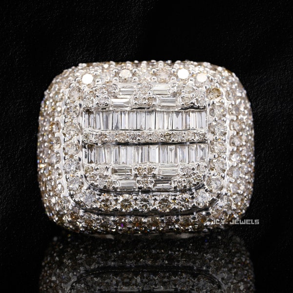 Iced Out Pinky Ring - Etsy