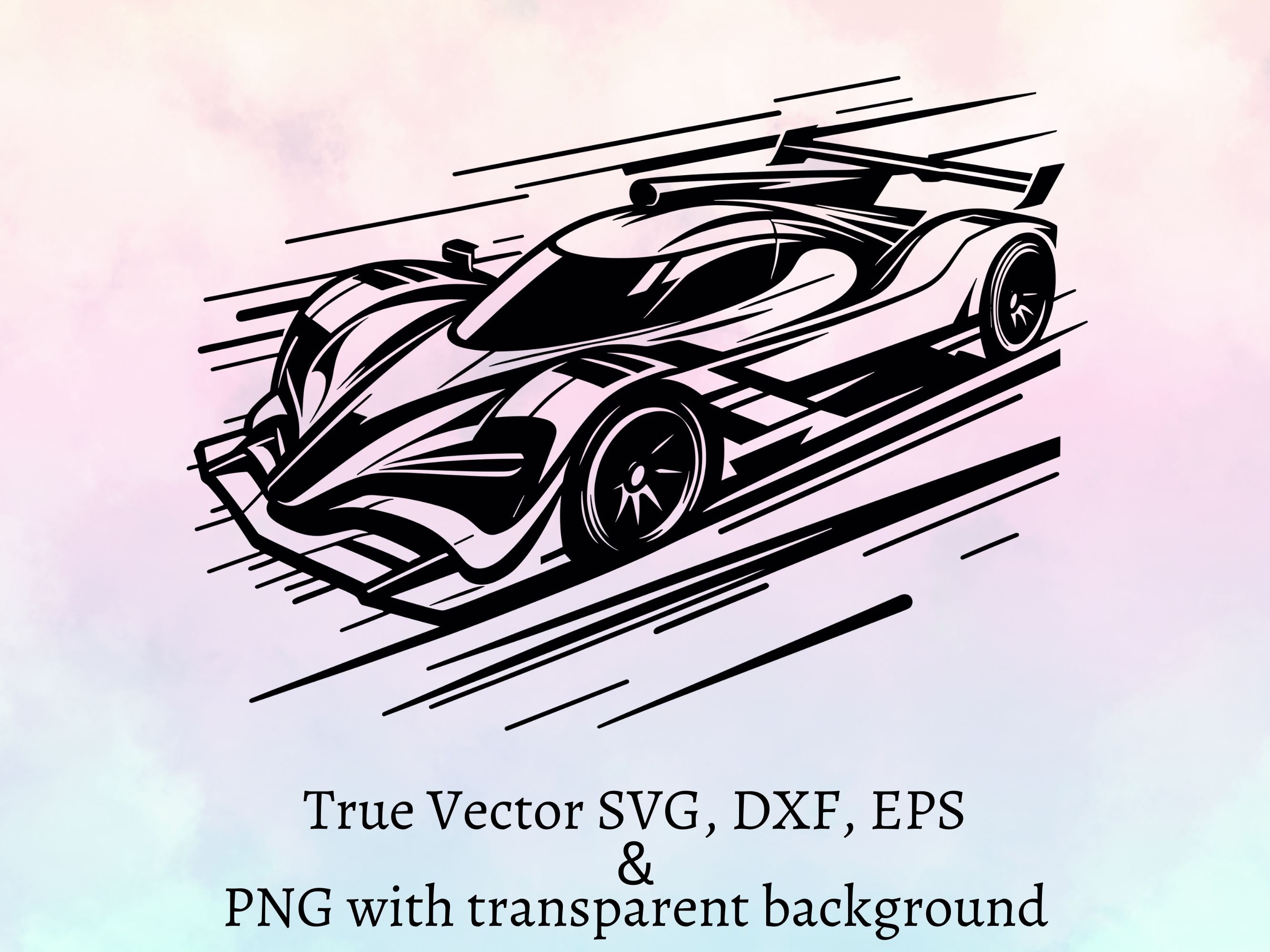 Exclusive Race Car SVG Bundle, High-speed Racing, Detailed Vehicle ...