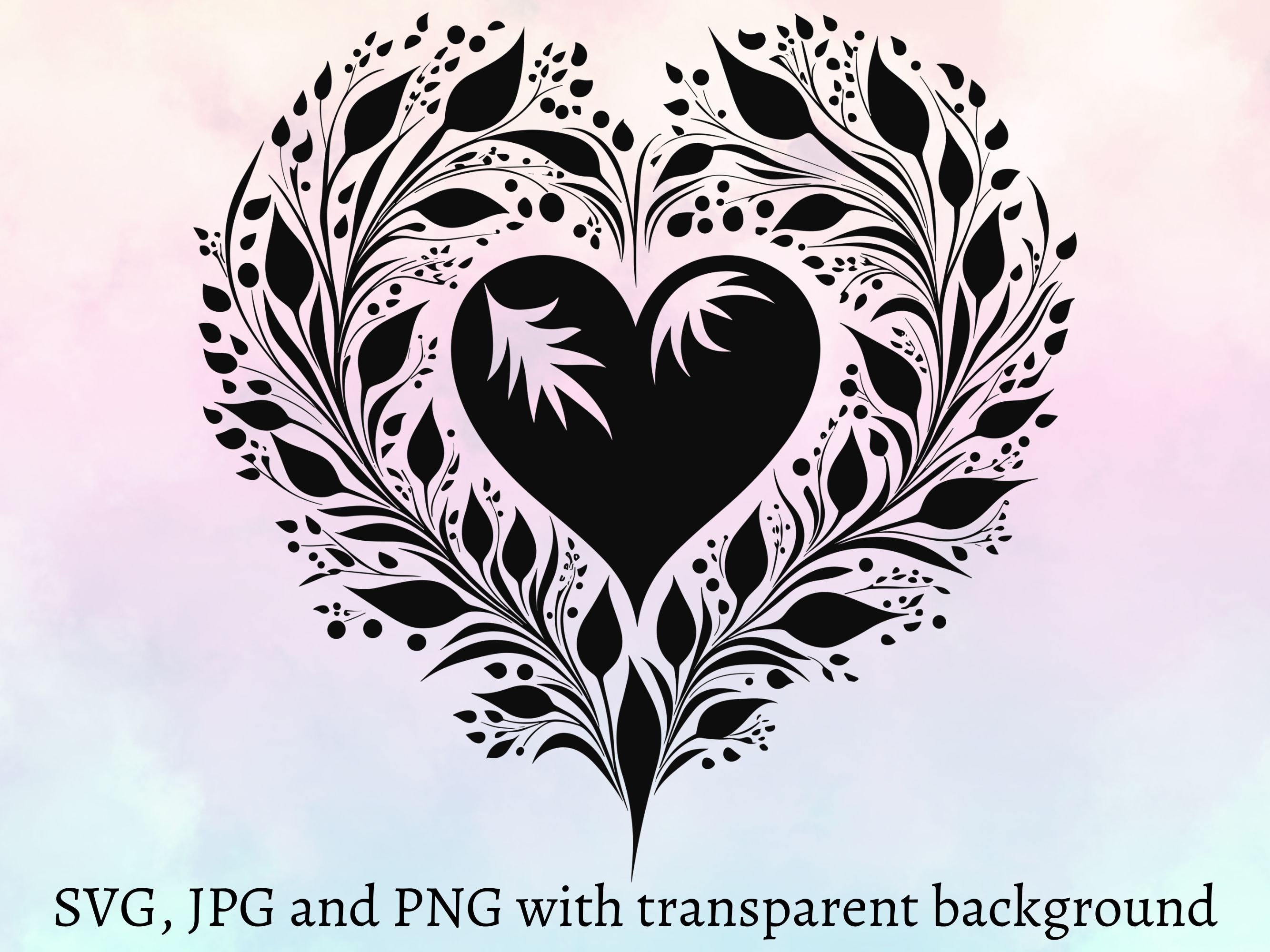 Heart SVG Bundle - Elegant & Versatile Designs, Perfect for Valentine ...