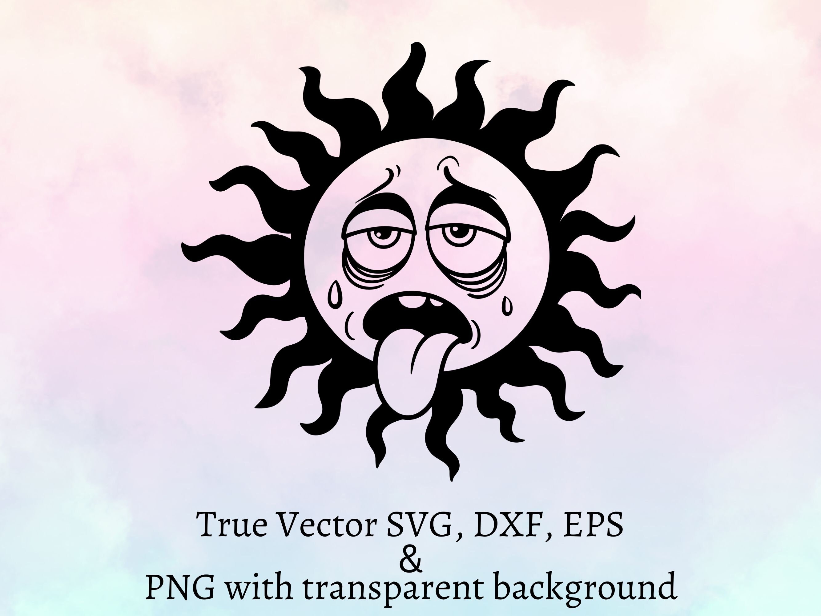Summer Sun SVG, Detailed Sun Design for Cricut, Laser Cut Engraving Sun ...