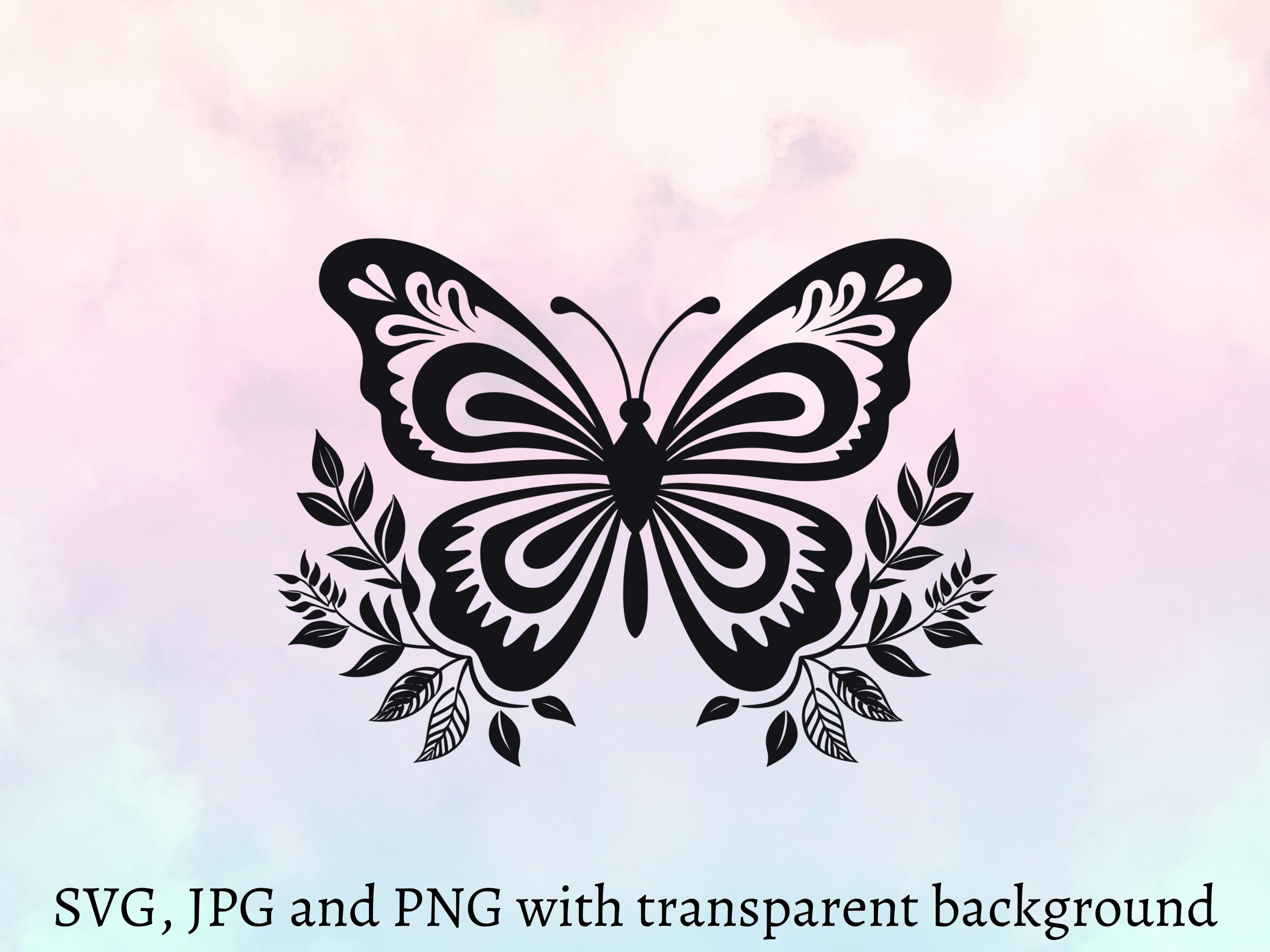 Butterfly Svg Bundle, Line Art Svg for Tshirts, Mugs, Decals ...