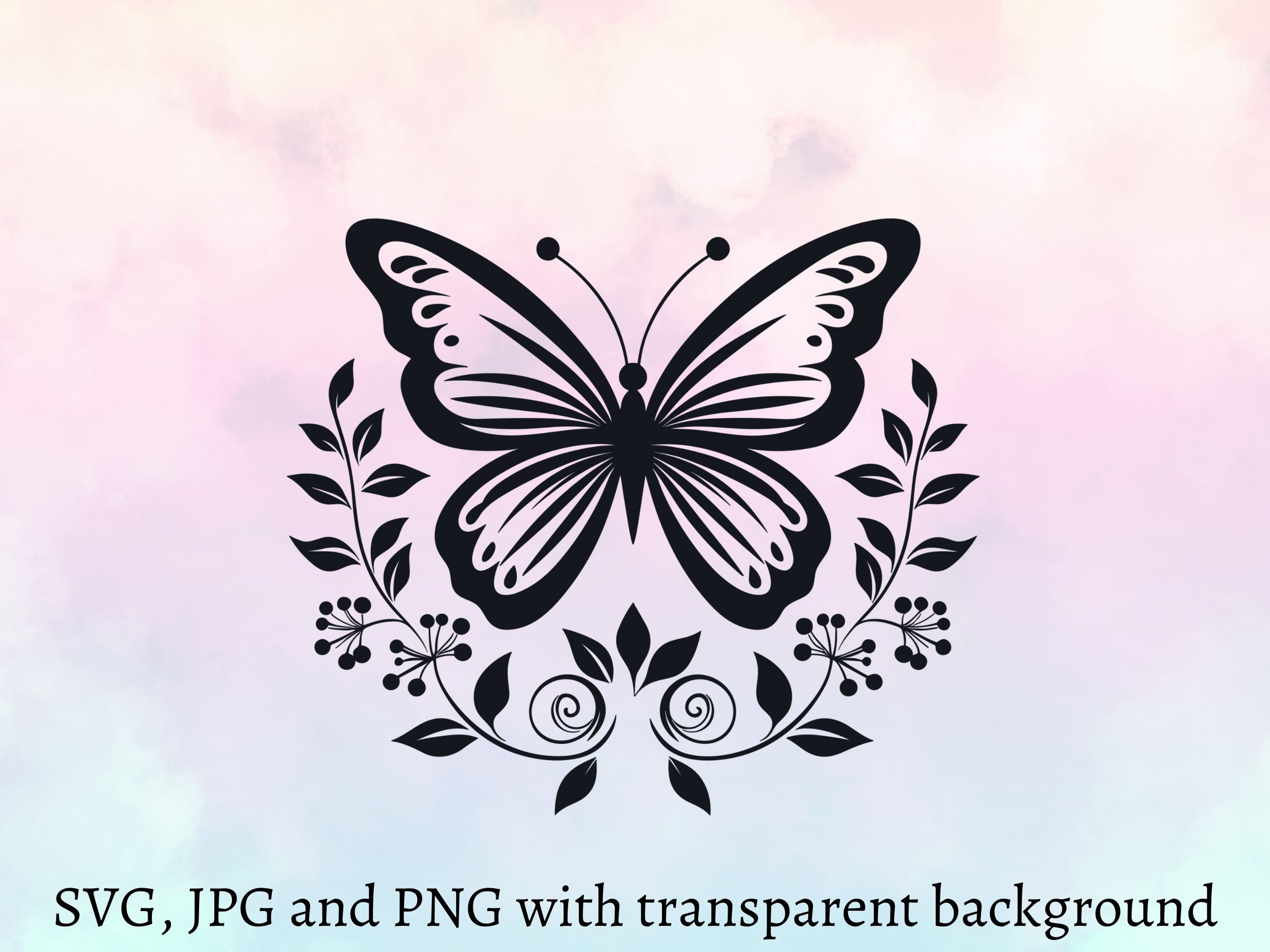 Butterfly Svg Bundle, Line Art Svg for Tshirts, Mugs, Decals ...