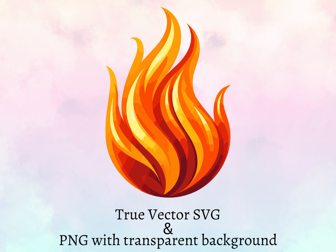 Flames SVG Bundle - Fire and Heat Designs (digital Download) - Etsy