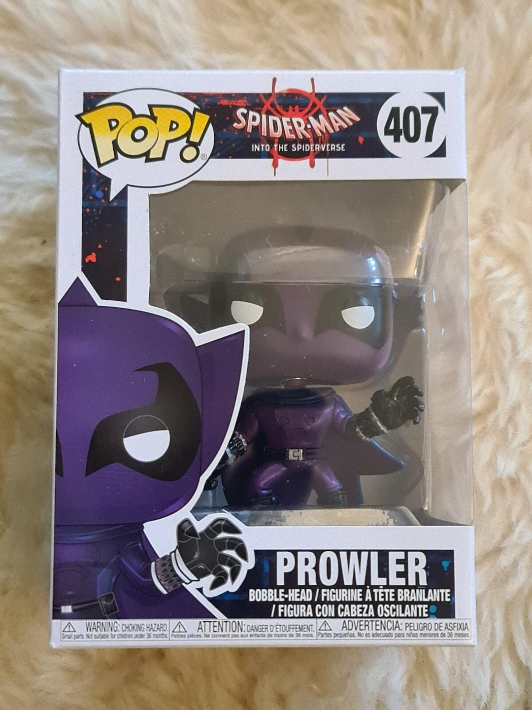 Rare Spider-man Into the Spider-verse: Prowler Funko Pop! Vinyl 407 - Etsy