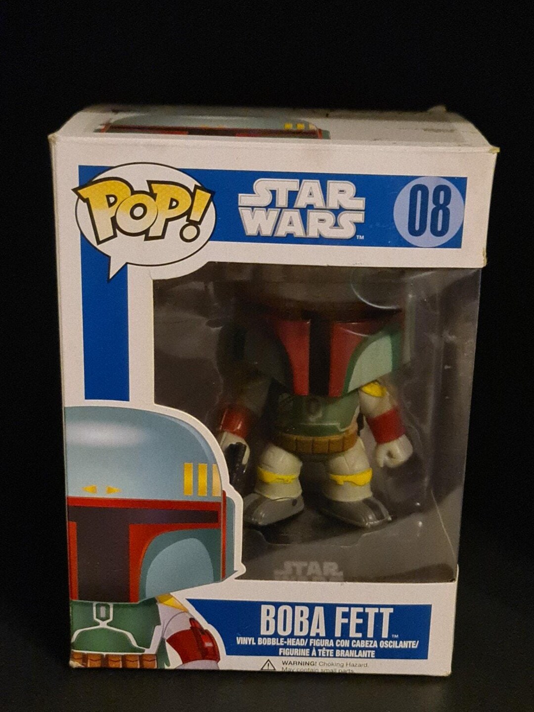 Funko Pop Star Wars #08 Boba Fett Blue Box Original Vaulted in ...