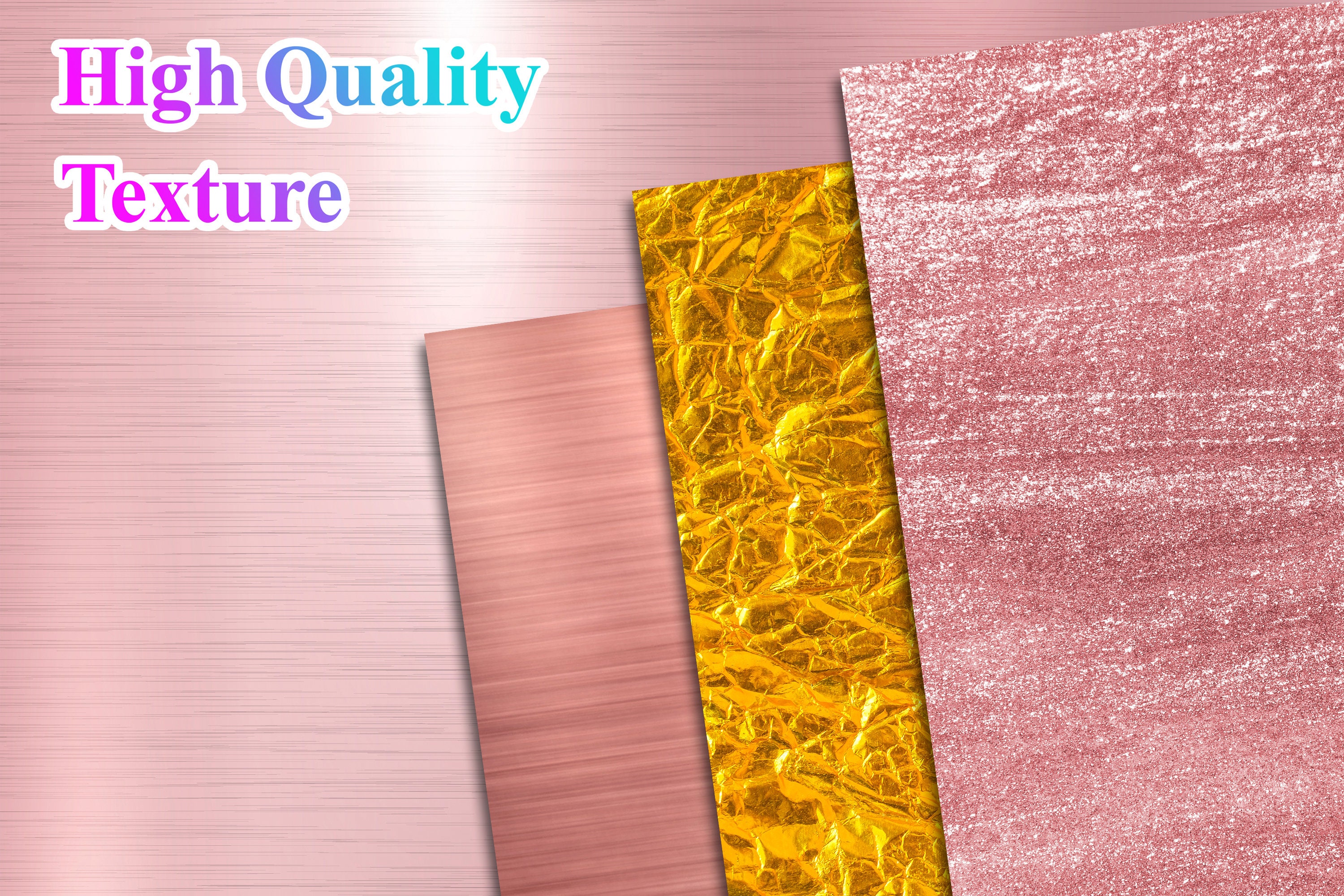 Copper Texture Background, Copper Texture Digital Paper, Foil Texture ...