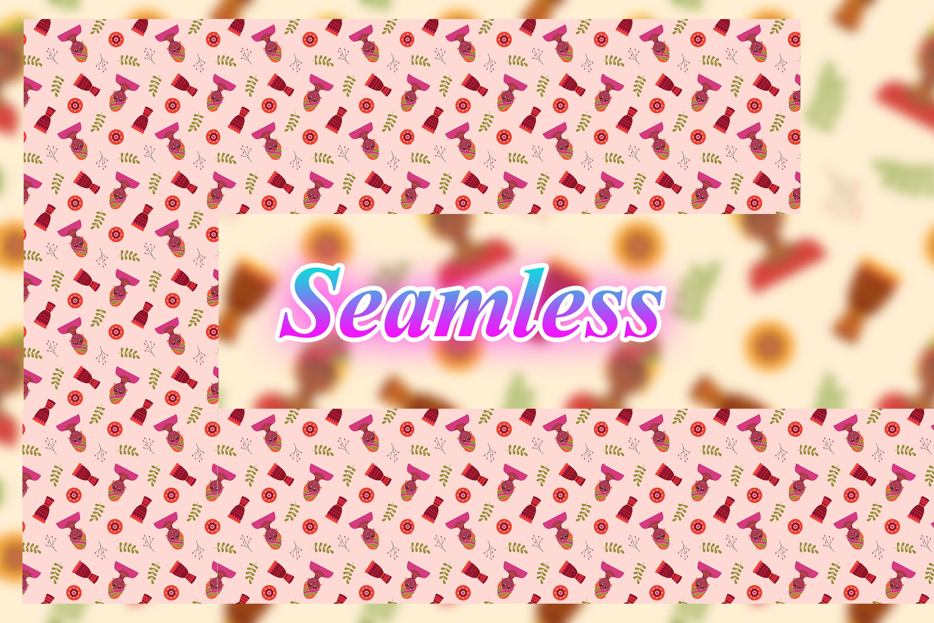 Black History Month Seamless Pattern, Black History Pattern, Black ...