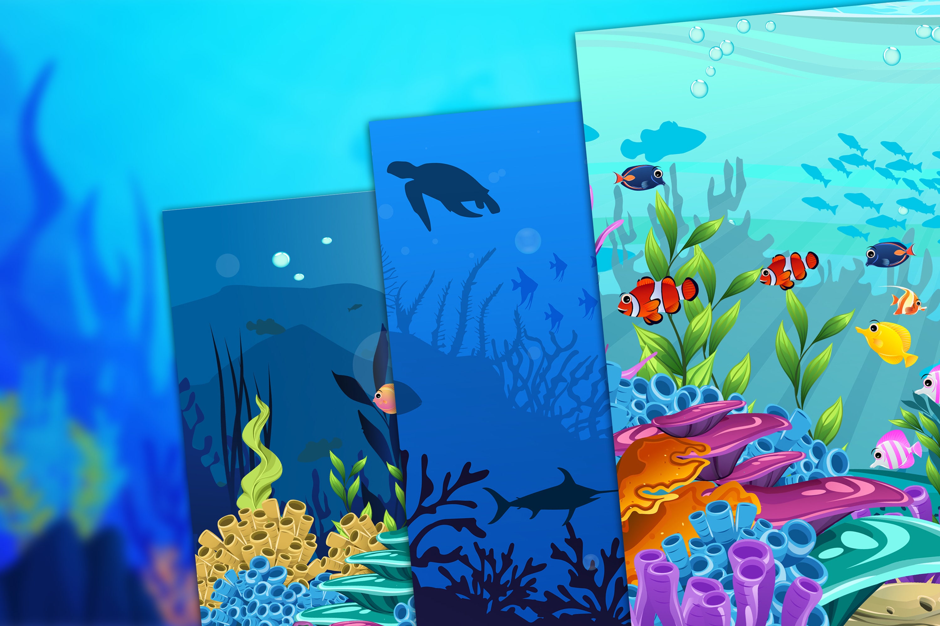 Under the Sea Background, Under Water Background, Under the Sea ...