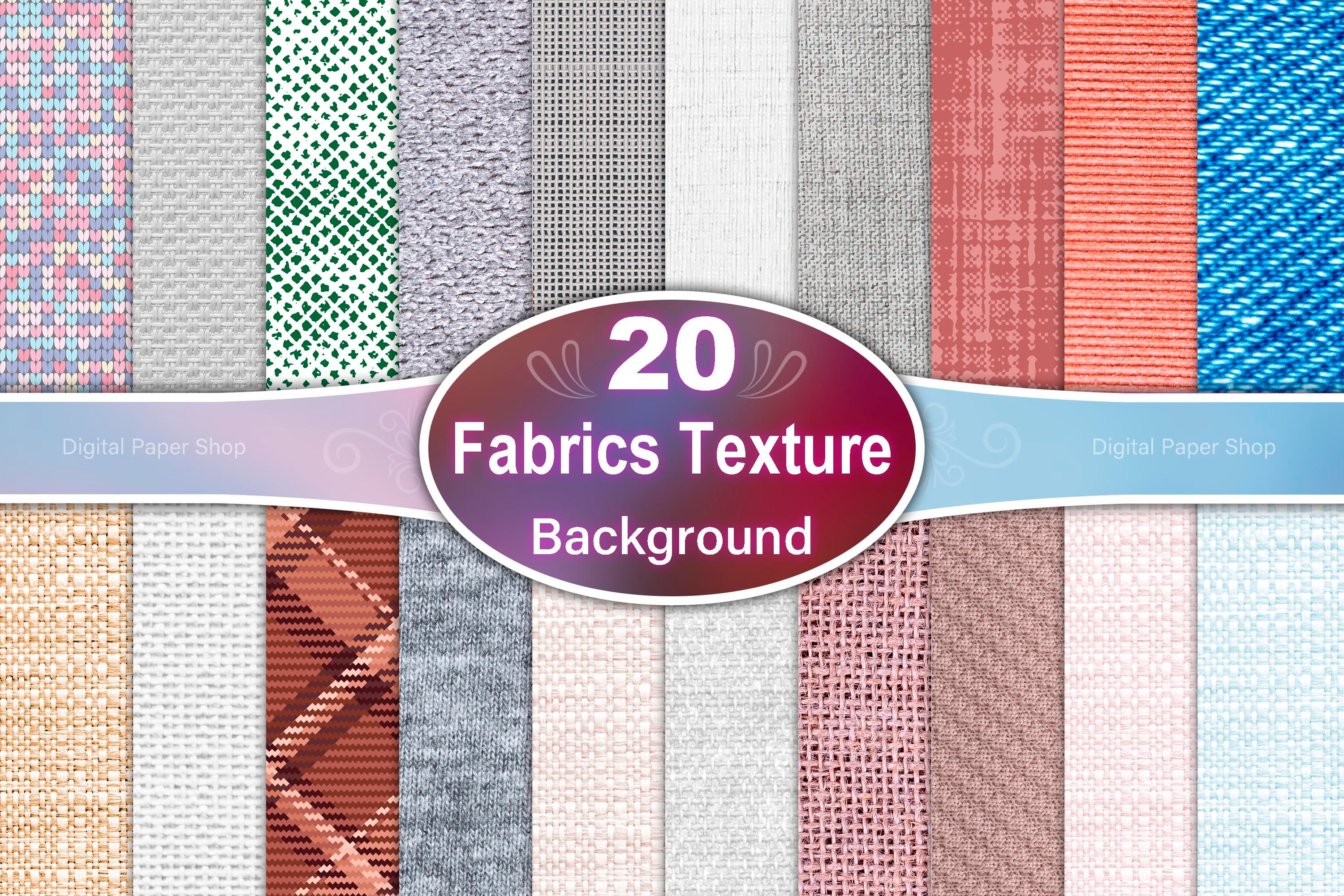 Fabric Texture Background, Linen Textures Digital Paper, Fabrics ...