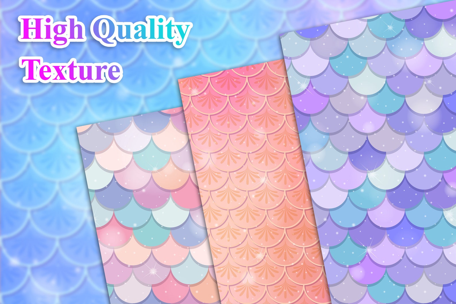 Mermaid Scale Digital Paper, Mermaid Scale Background, Mermaid Scale ...