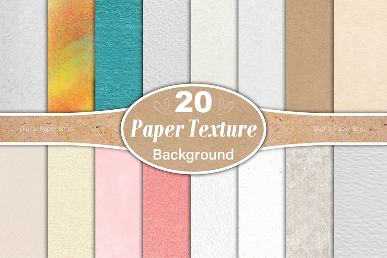 Paper Texture Background, Paper Textures Digital Papers, White Paper ...