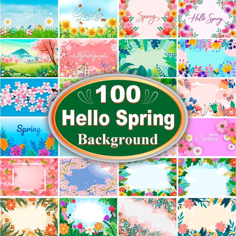Spring Banner - Etsy