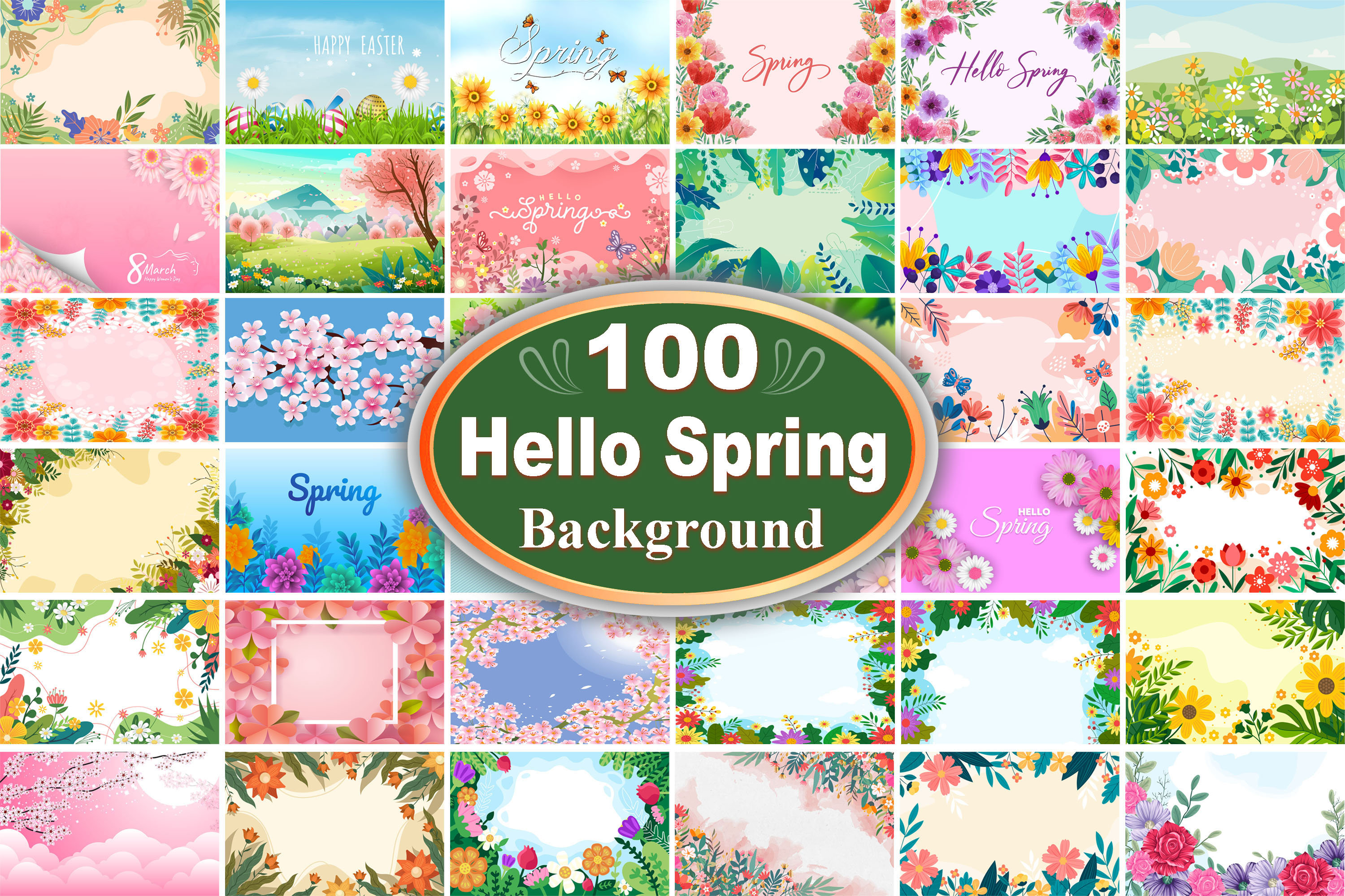 Spring Background, Spring Wallpaper, Spring Flower Background, Spring ...