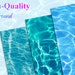 Water Texture Background, Pool Water Digital Paper, Swimming Pool Water ...