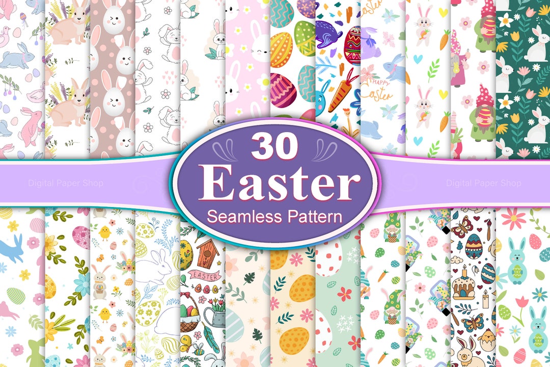 Easter Seamless Patterns, Easter Patterns, Easter Repeat Patterns ...