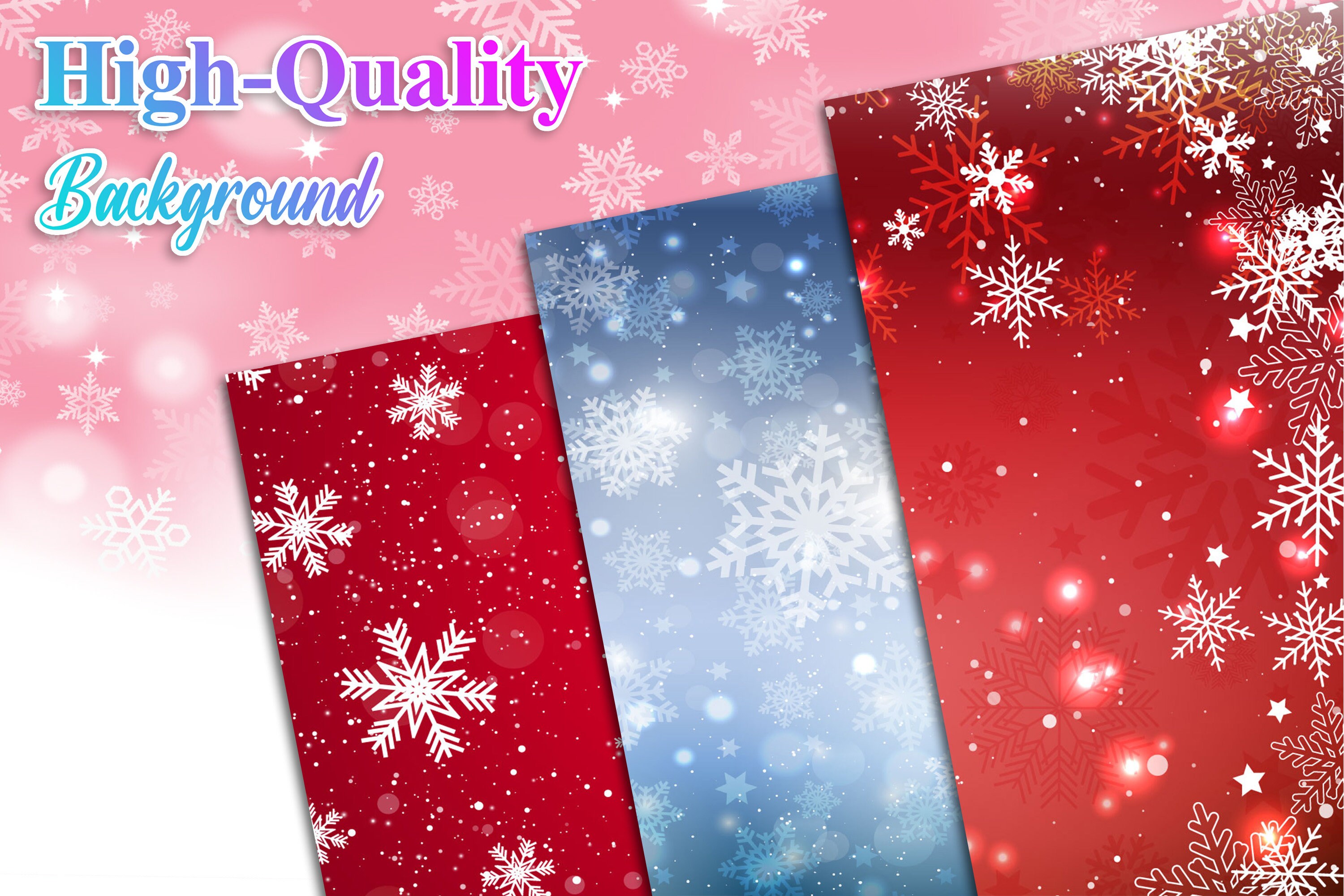 Snowflake Background, Snowfall Background, Christmas Snowflake ...