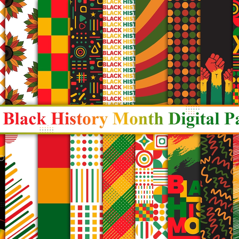 Black History Printable Border - Etsy