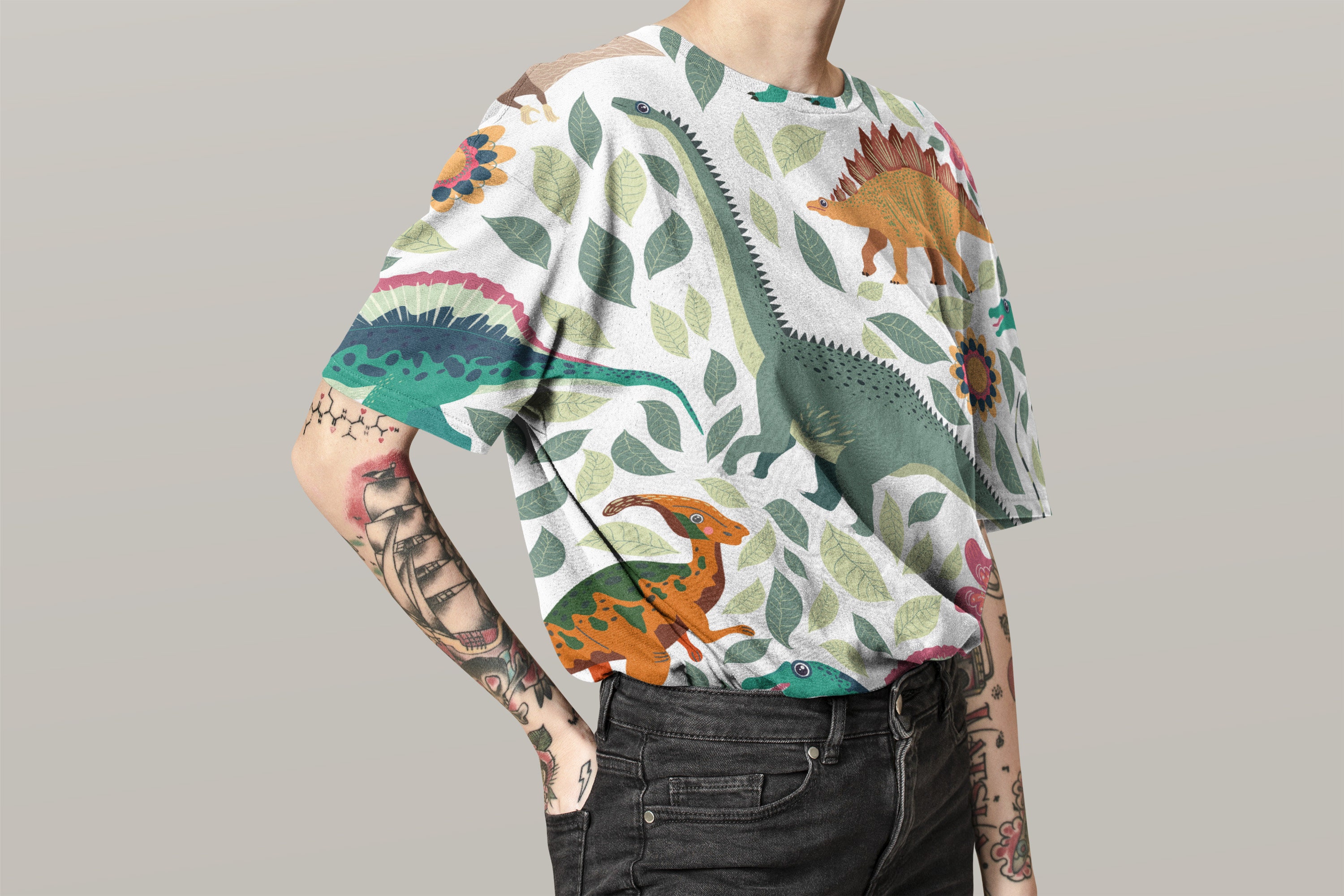 Dinosaur Seamless Pattern, Dinosaur Pattern, Dinosaur Repeat Pattern ...