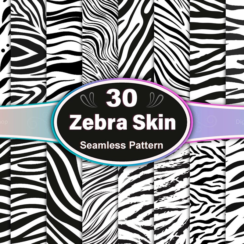 Zebra Digital Paper - Etsy