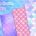 Mermaid Scale Digital Paper: Rainbow Backgrounds (digital Download) - Etsy