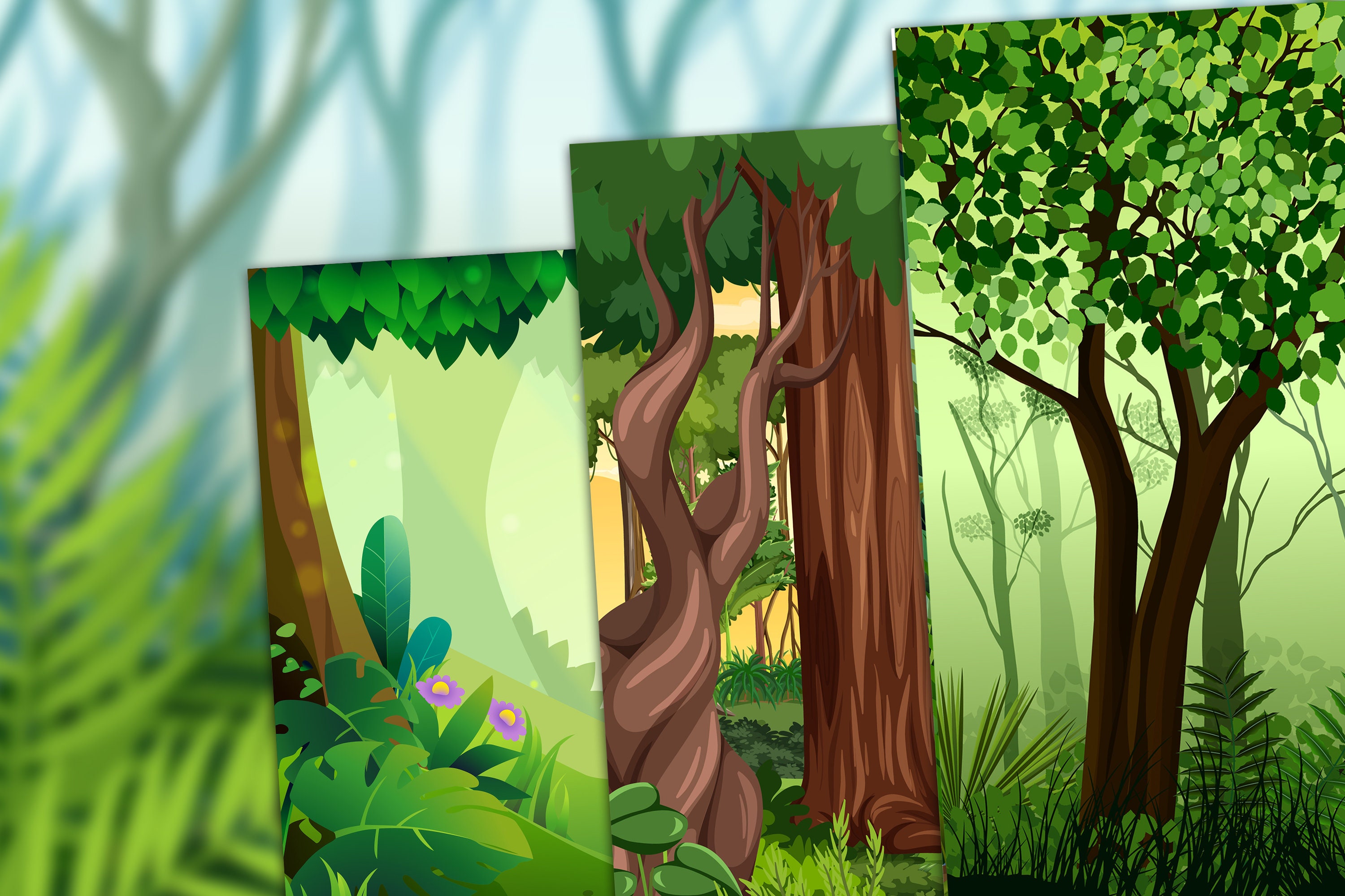 Forest Background, Forest Landscape Background, Forest Wallpaper ...