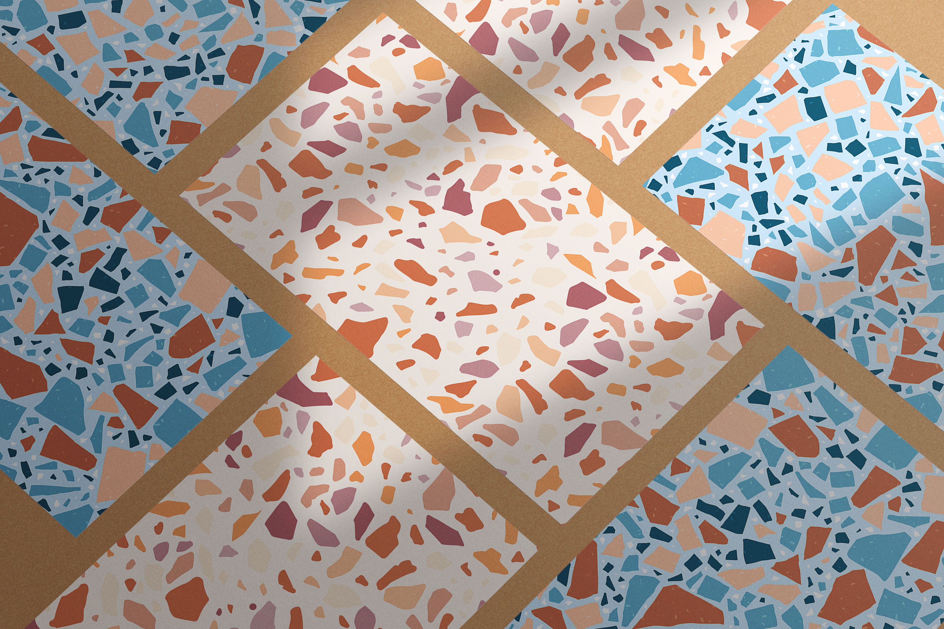 Terrazzo Texture Seamless Pattern, Terrazzo Pattern, Terrazzo Marble ...