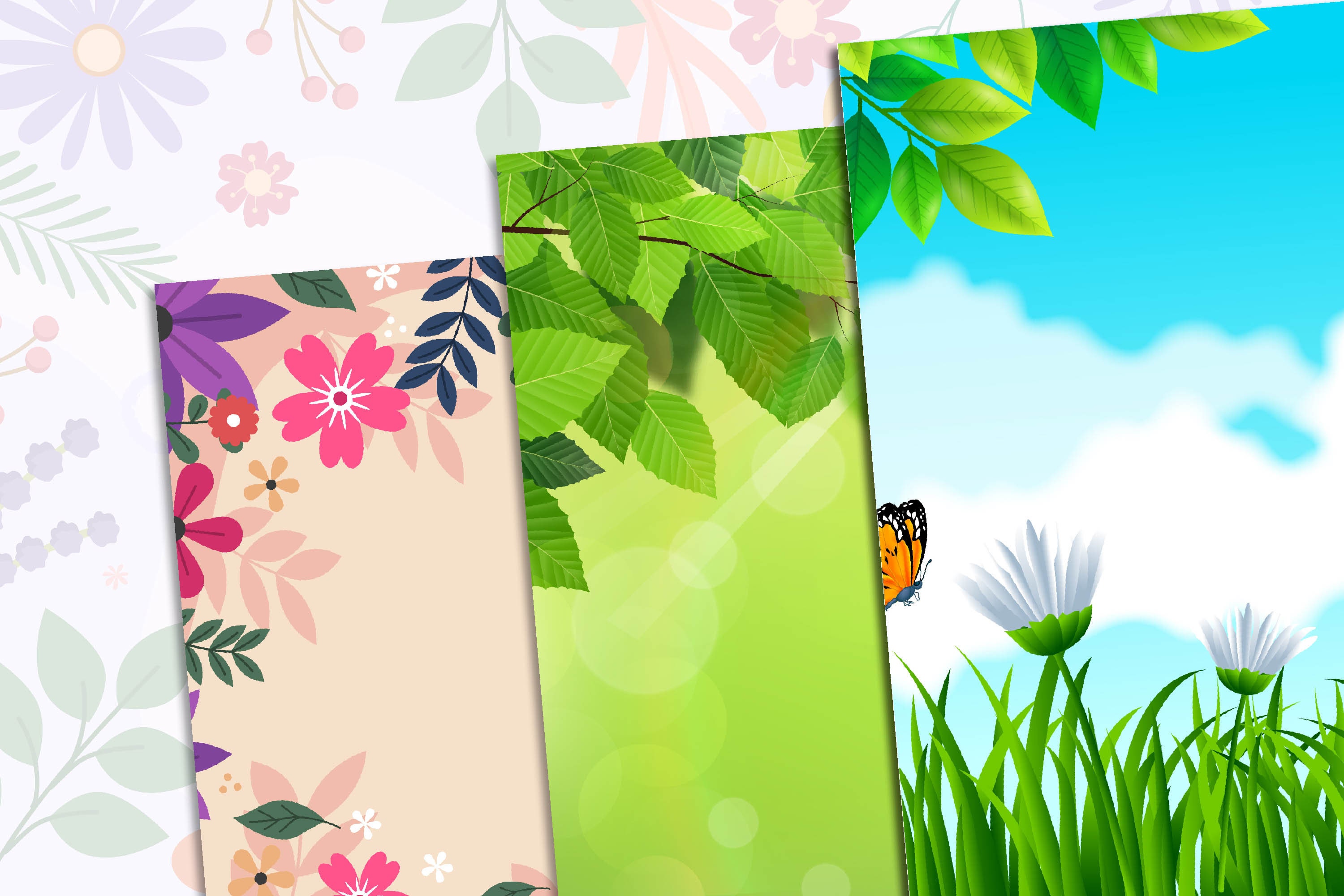 Spring Background Digital, Spring Backgrounds, Spring Backdrop, Spring ...