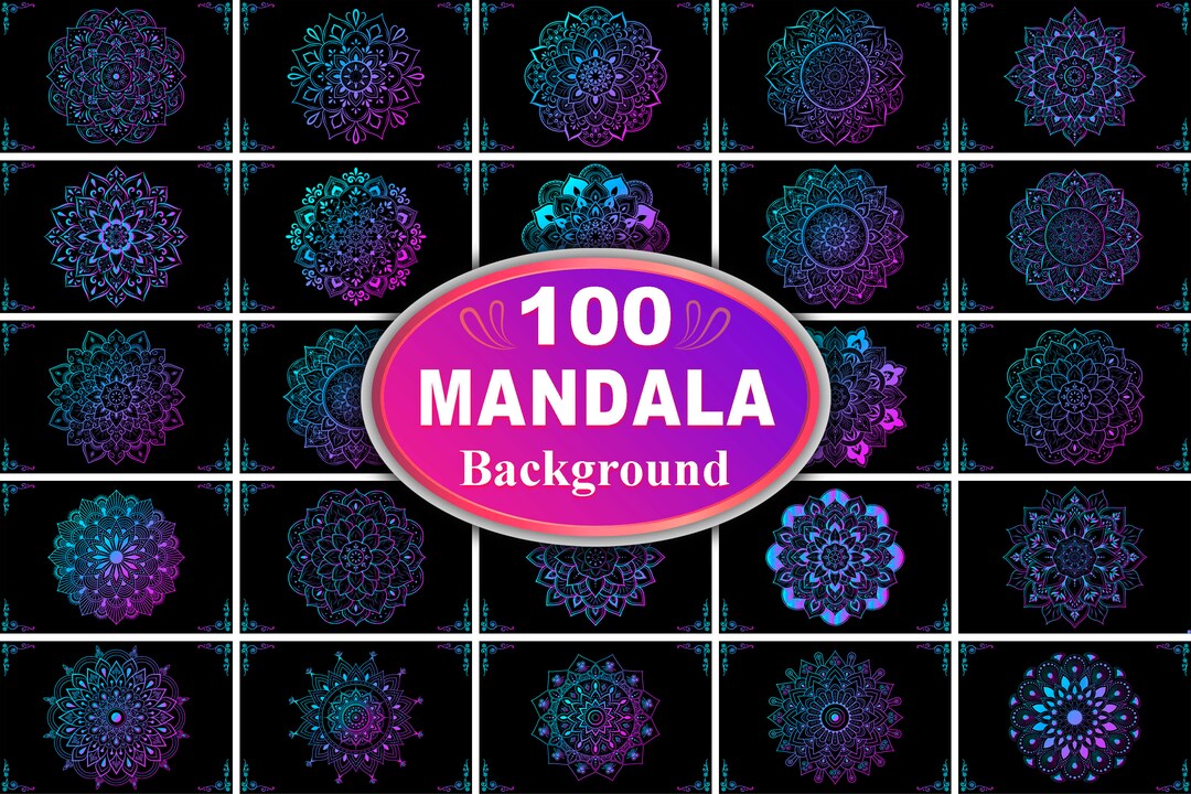 Mandala Template Bundle, Mandala Background, Mandal Design, Mandala ...