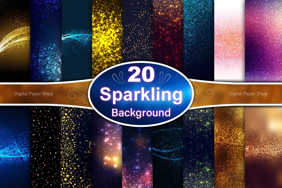Glitter Overlay Background Bundle: 20 Sparkling Textures (EPS & JPG) - Etsy