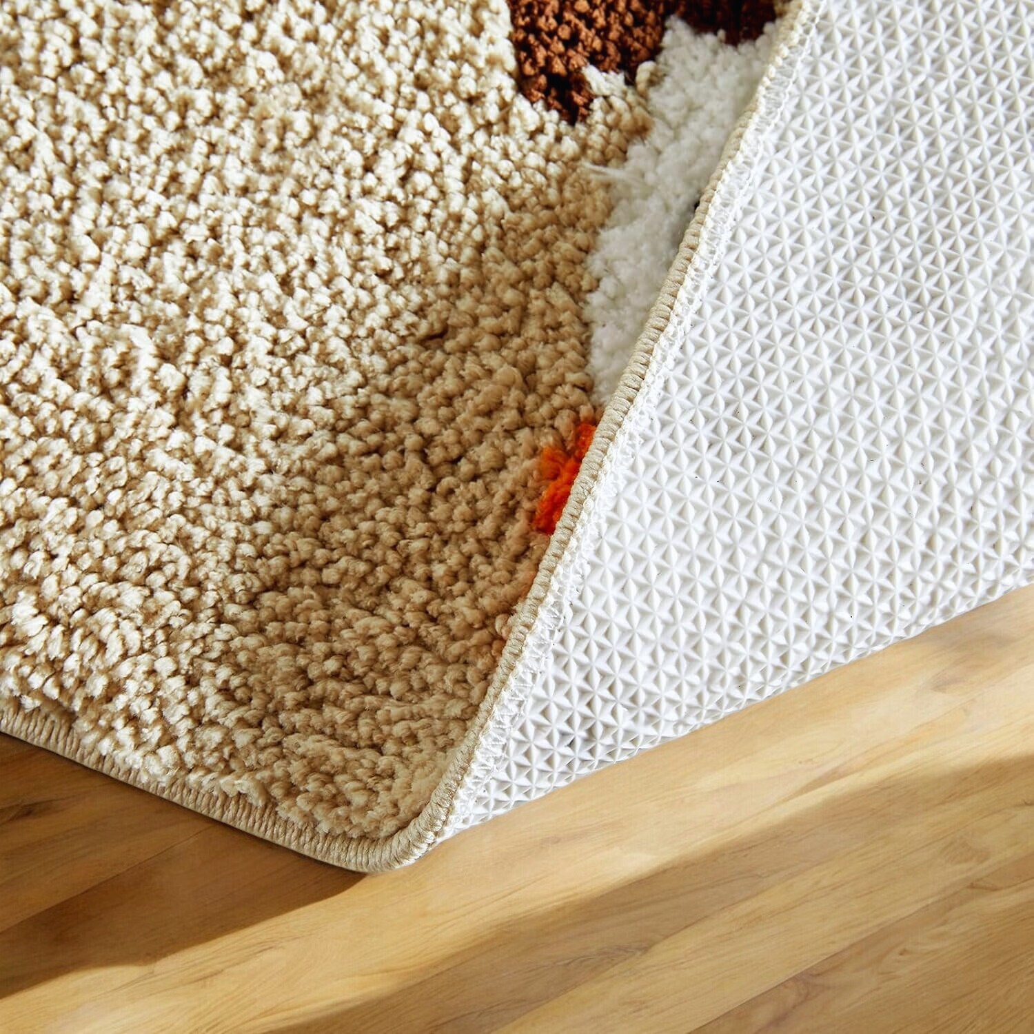 Cute Ghost Bath Mat, Colorful Daisy Flowers, Halloween Rug, Ghost ...