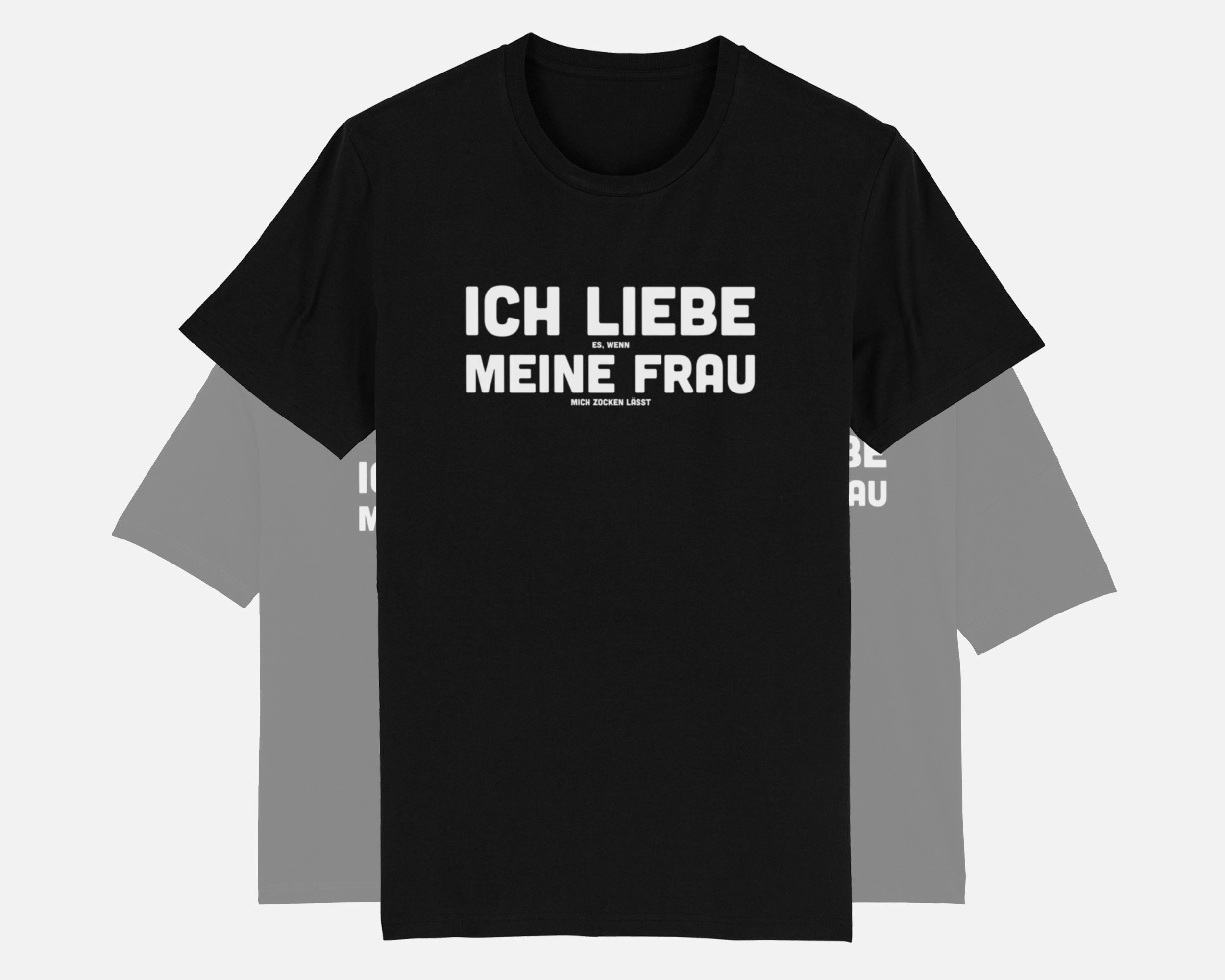 Ich liebe es, wenn meine Frau mich zocken lässt 3-Style T-Shirt - Etsy.de