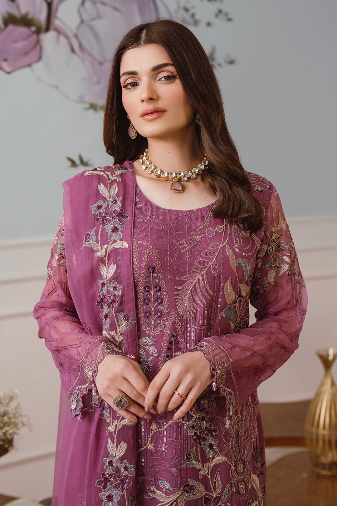 Latest Pakistani, Indian Wedding Salwar Kameez Dress Women Embroidered ...