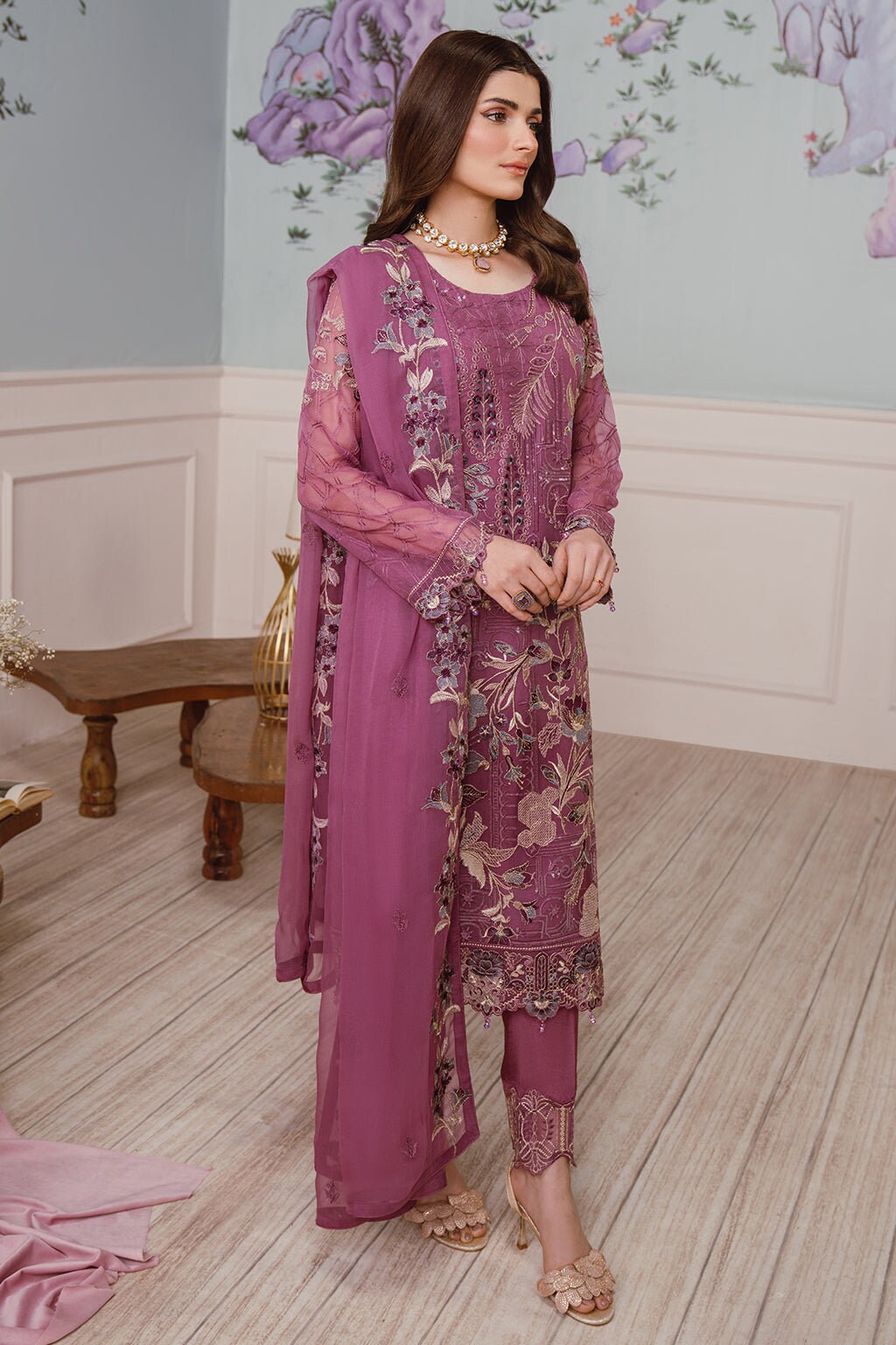 Latest Pakistani, Indian Wedding Salwar Kameez Dress Women Embroidered ...