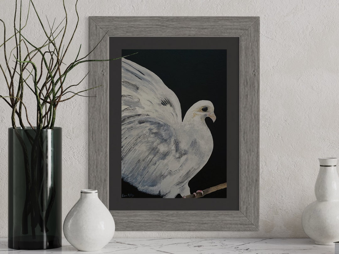 The White Dove Original Watercolour Artwork - Etsy