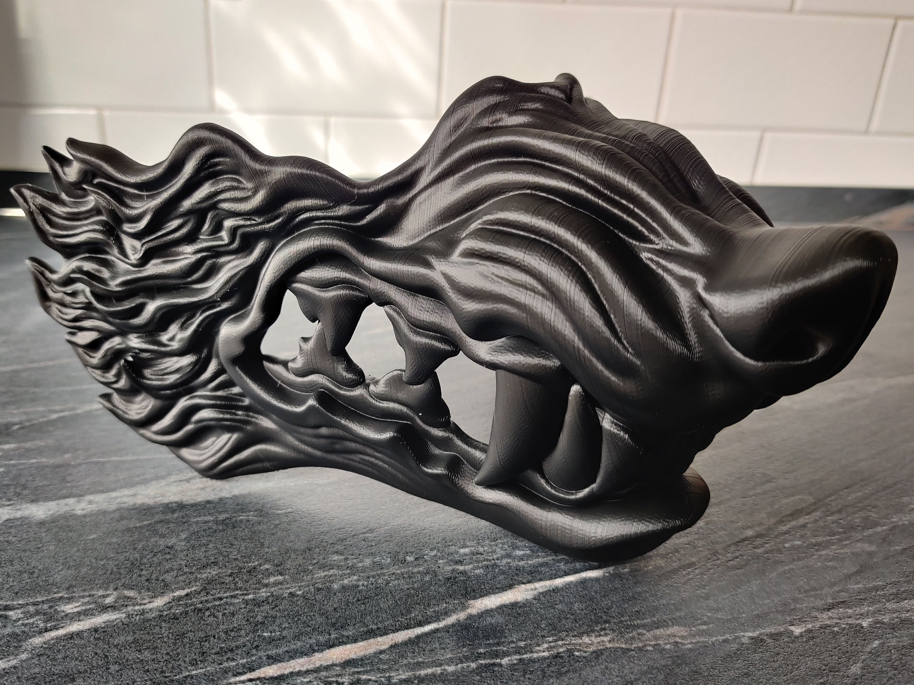 Wolf Mask - 3D Printed Base - Etsy