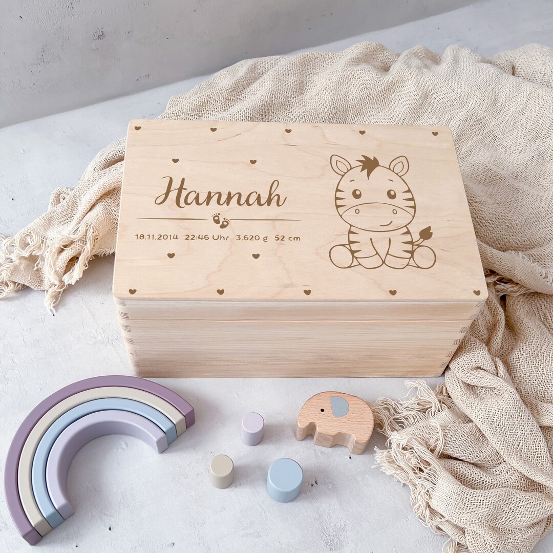 Personalized Memory Box Baby, Baby Gift Birth, Memory Box, Birth Gift ...
