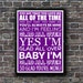 Glad All Over Crystal Palace Song Lyrics Poster Print Lyrics Football ...