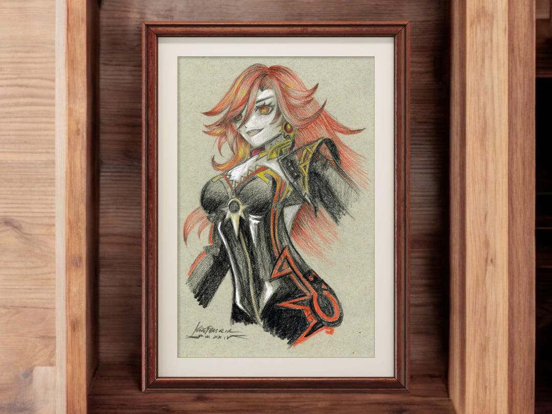 Mavuika, Downloadable and Printable Artwork About Genshin Impact Pyro ...